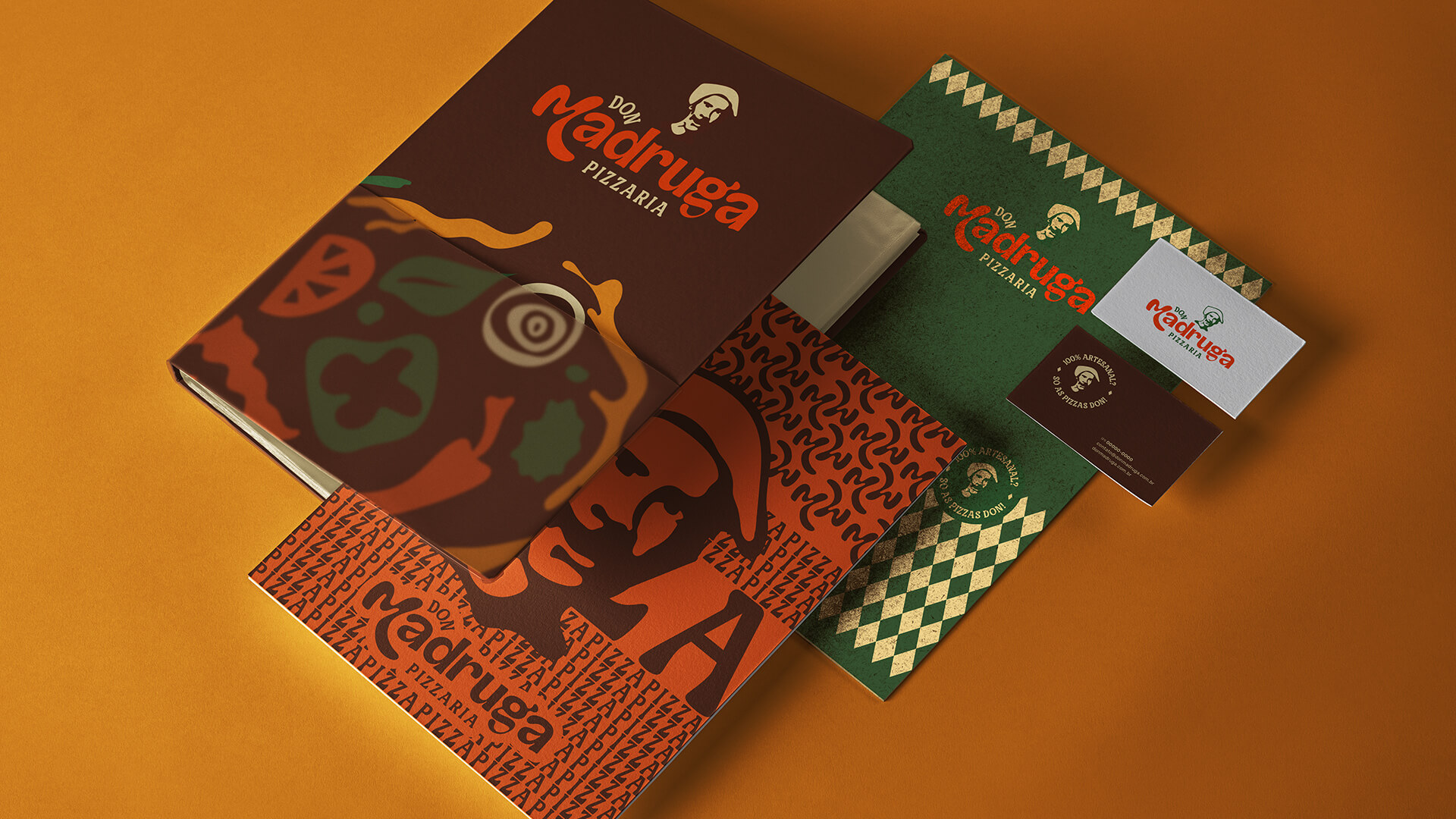 Identidad Visual - Don Madruga Pizzaria